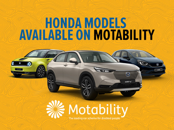 Honda Motability Vehicles Peebles | Honda MOT Scheme Peebles