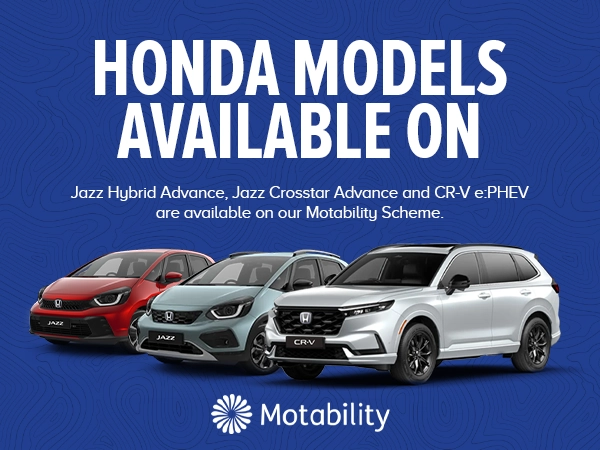 Honda Motability Vehicles Peebles | Honda MOT Scheme Peebles