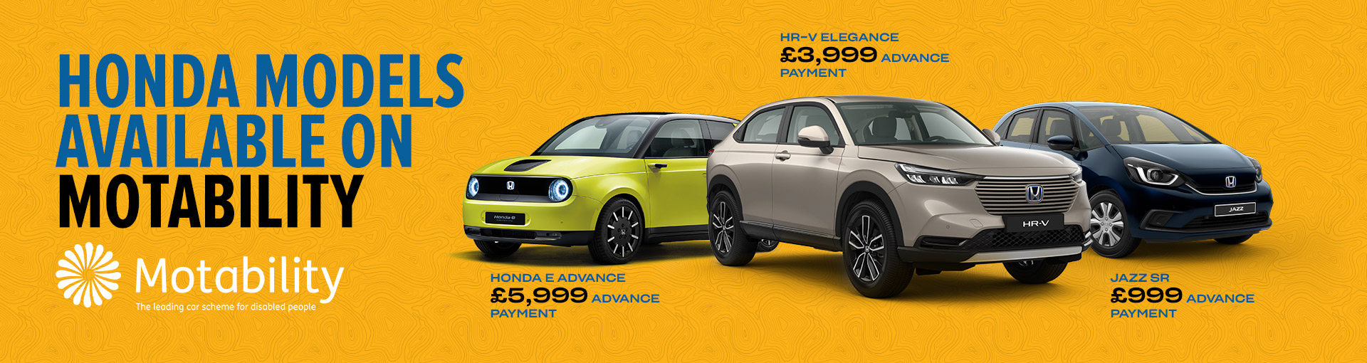 Honda Motability Vehicles Peebles | Honda MOT Scheme Peebles